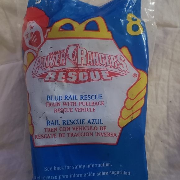 Power Ranger | Toys | 22 Power Rangers Lightspeed Blue Rail Rescue ...